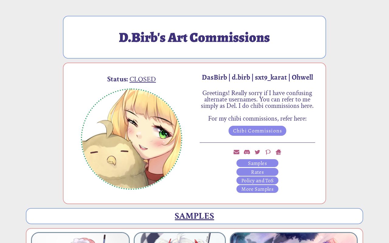 DasBirb's Art Commissions